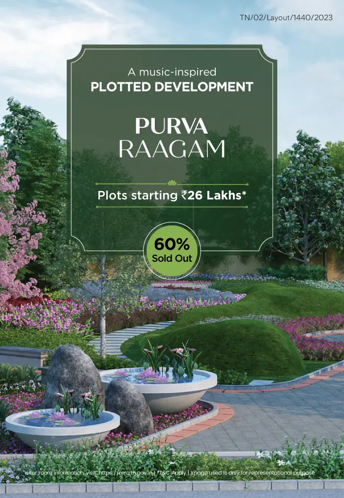 Plots for Sale in Thirumazhisai, Chennai | Purva Raagam