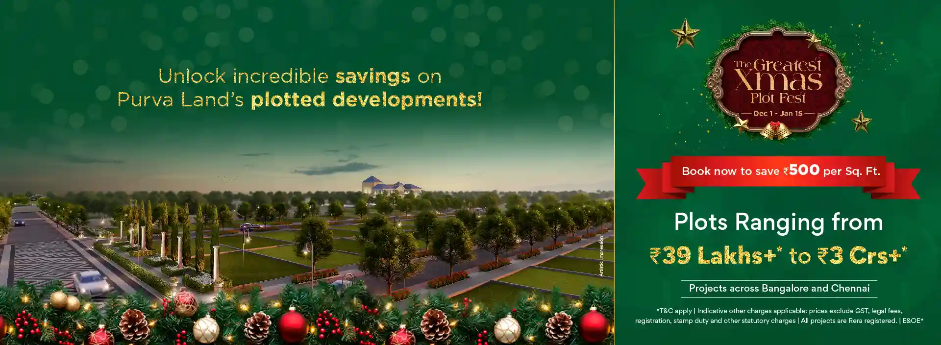 Plots in Bangalore | Plots for Sale in Chennai | Purva Land